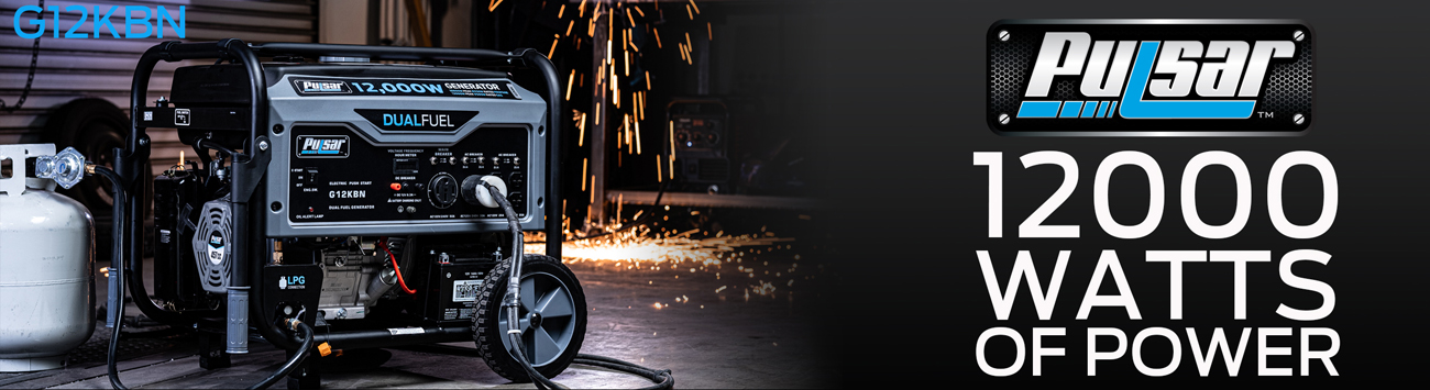 Pulsar G12KBN Heavy Duty Portable Dual Fuel Generator - Newegg.com