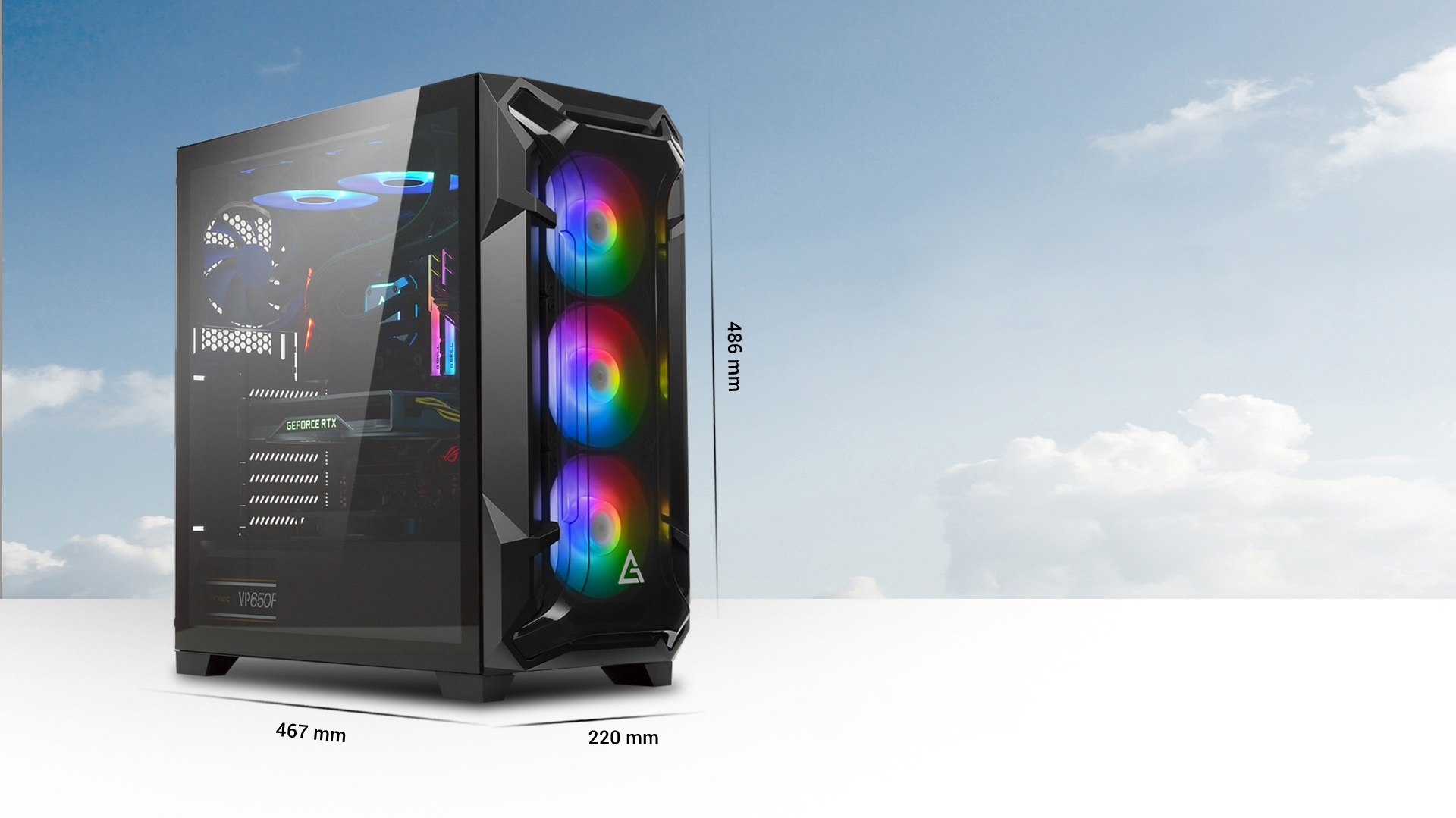 NeweggBusiness - Antec Dark League DF600 FLUX, Mid-Tower ATX Gaming ...