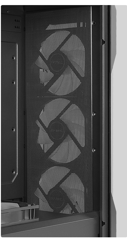 Antec Dark League DF600 FLUX, Mid-Tower ATX Gaming Case, 5 x 120mm Fans ...