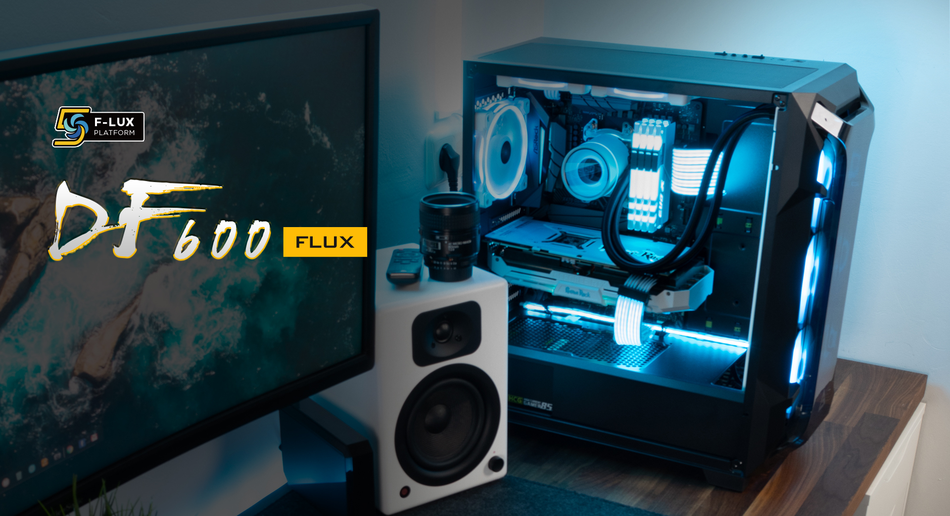 NeweggBusiness - Antec Dark League DF600 FLUX, Mid-Tower ATX Gaming ...