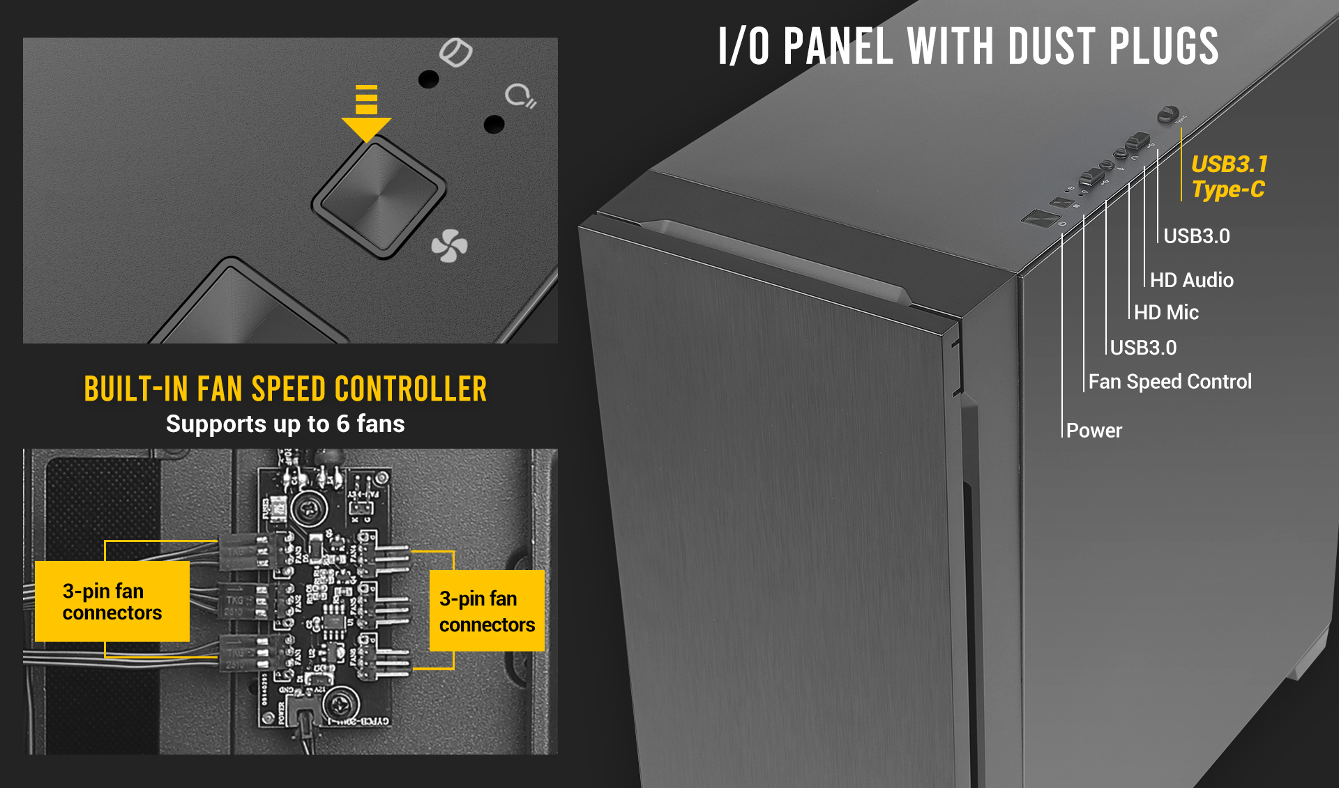 Antec P10 FLUX F-LUX Platform ATX Mid-Tower 5 x 120mm Fans Included ...