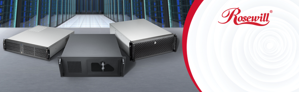 Rosewill 4U Server Chassis Rackmount Case | 11x 3.5" Bays, 3x 2.5 ...