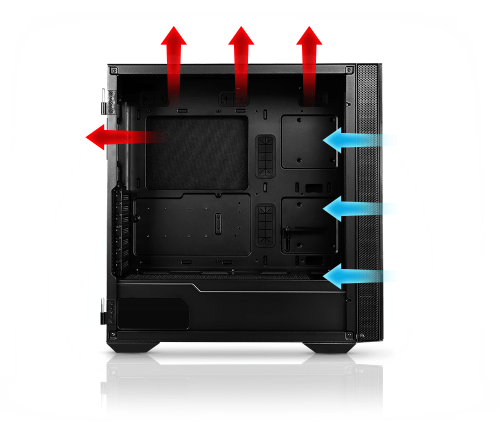 MSI MPG QUIETUDE 100S Black Computer Case - Newegg.com