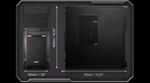 Sentey CS1-1410 PLUS Black Computer Case - Newegg.com