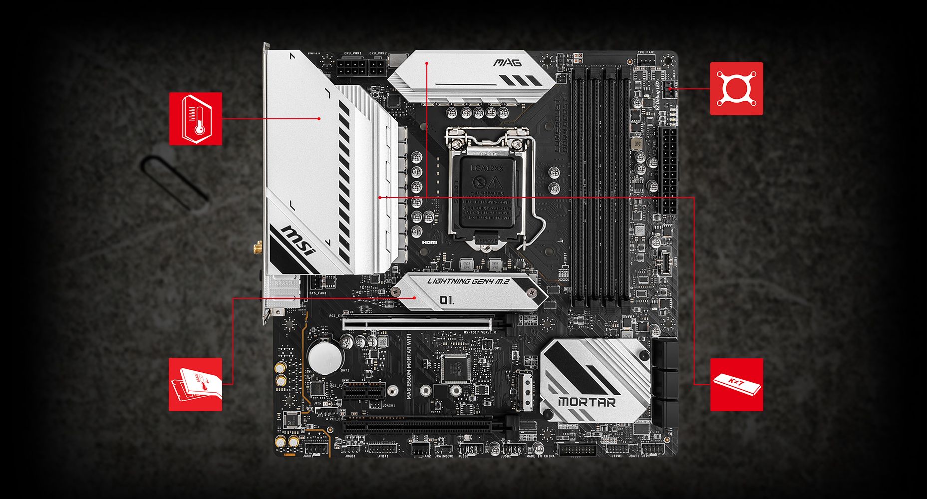 MSI MAG B560M MORTAR WIFI LGA 1200 Micro ATX Intel Motherboard - Newegg.com