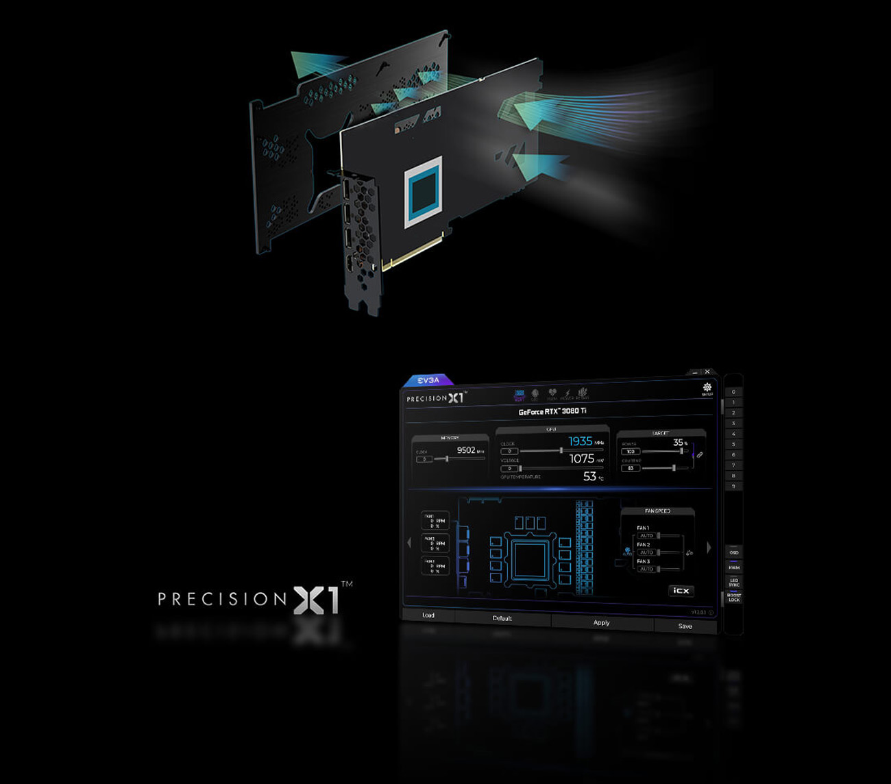 EVGA GeForce RTX 3080 Ti XC3 GAMING Video Card, 12G-P5-3953-KR, 12GB ...