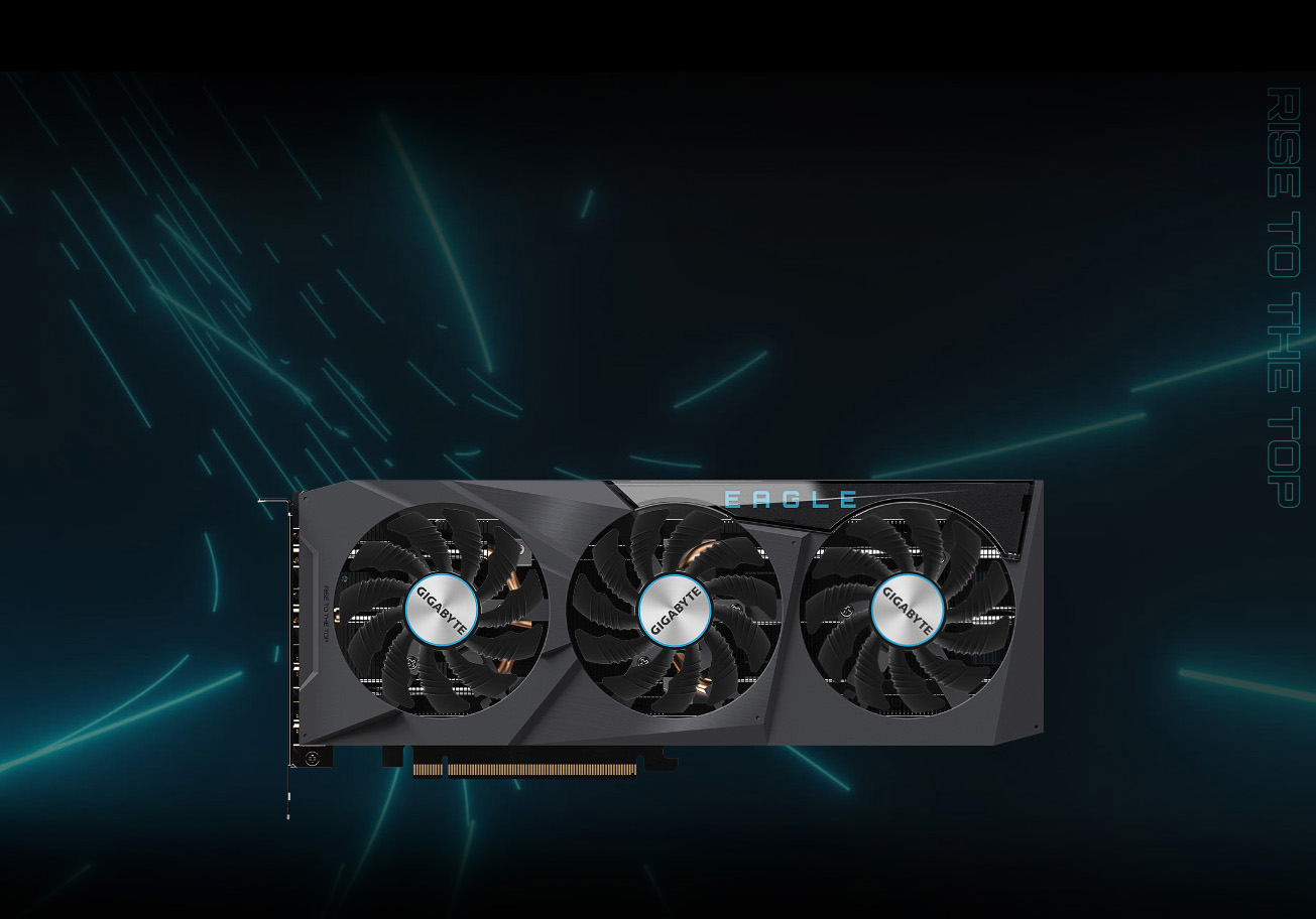 GIGABYTE Radeon RX 6700 XT EAGLE OC 12G Graphics Card, WINDFORCE 3X ...