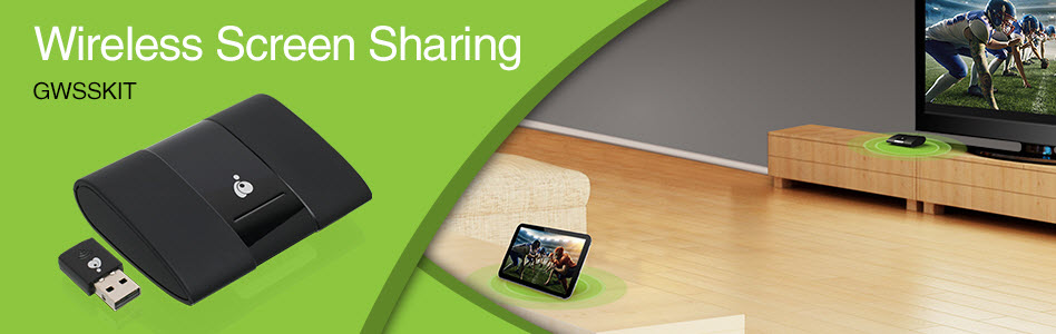 IOGEAR Wireless Screen Sharing and Miracast GWSSKIT - Newegg.com