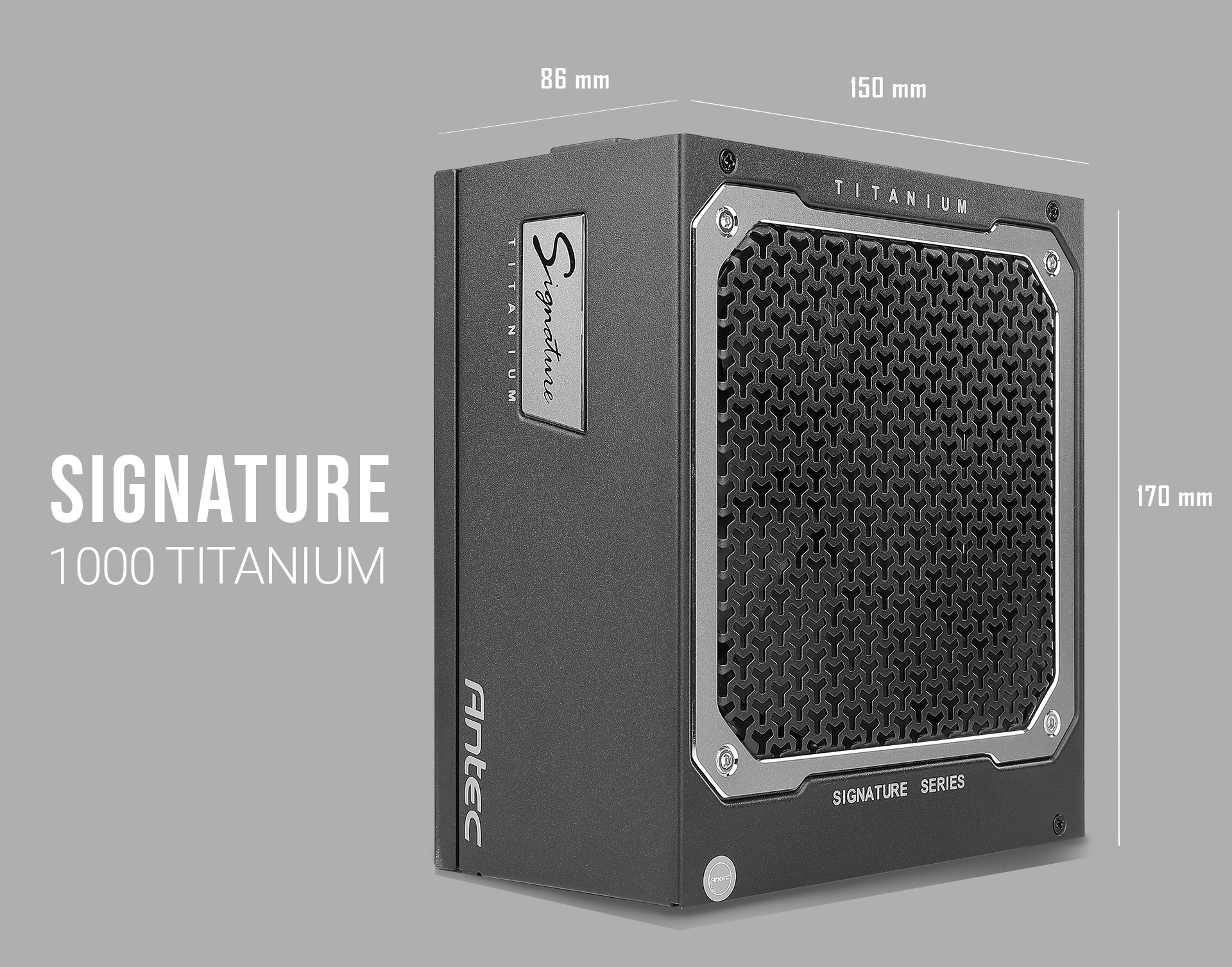 Antec Signature Series ST1000, 80 PLUS Titanium Certified, 1000W Full ...