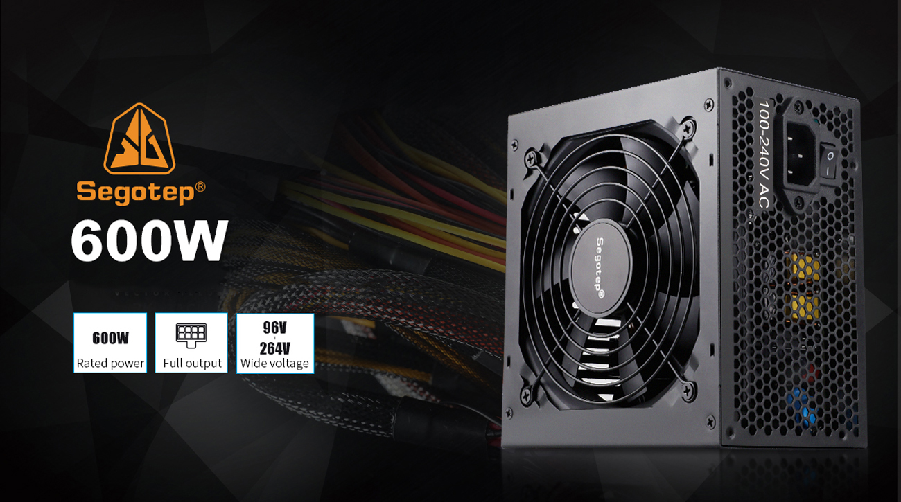 Segotep 600W Power Supply, Gaming - Newegg.com