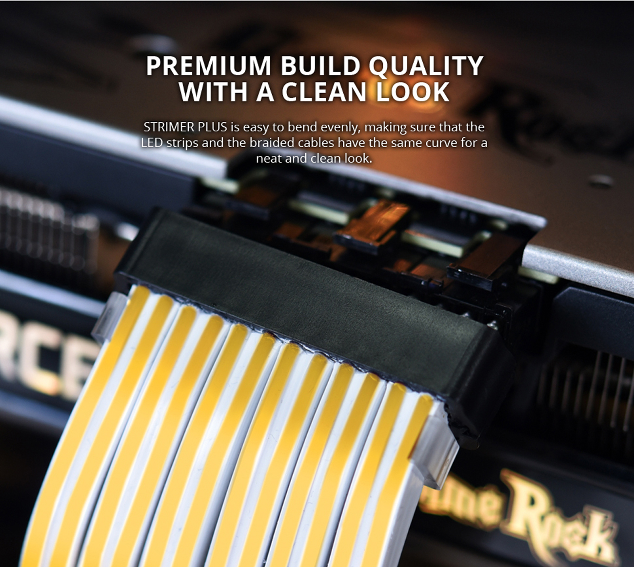 LIAN LI STRIMER PLUS TRIPLE 8 PIN -- Addressable RGB VGA power cable ...