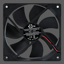 NEW 120mm High Speed Cooling Fan 120X120X25mm AC 110V 220V to 3V - 12V ...