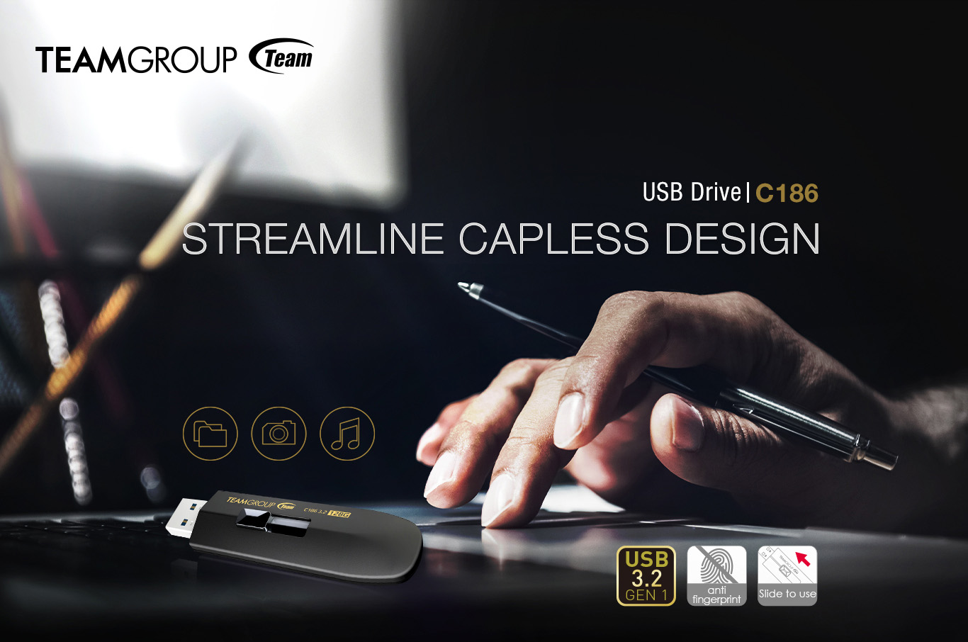 Team Group 128GB C186 USB 3.1 Flash Drive - Newegg.com