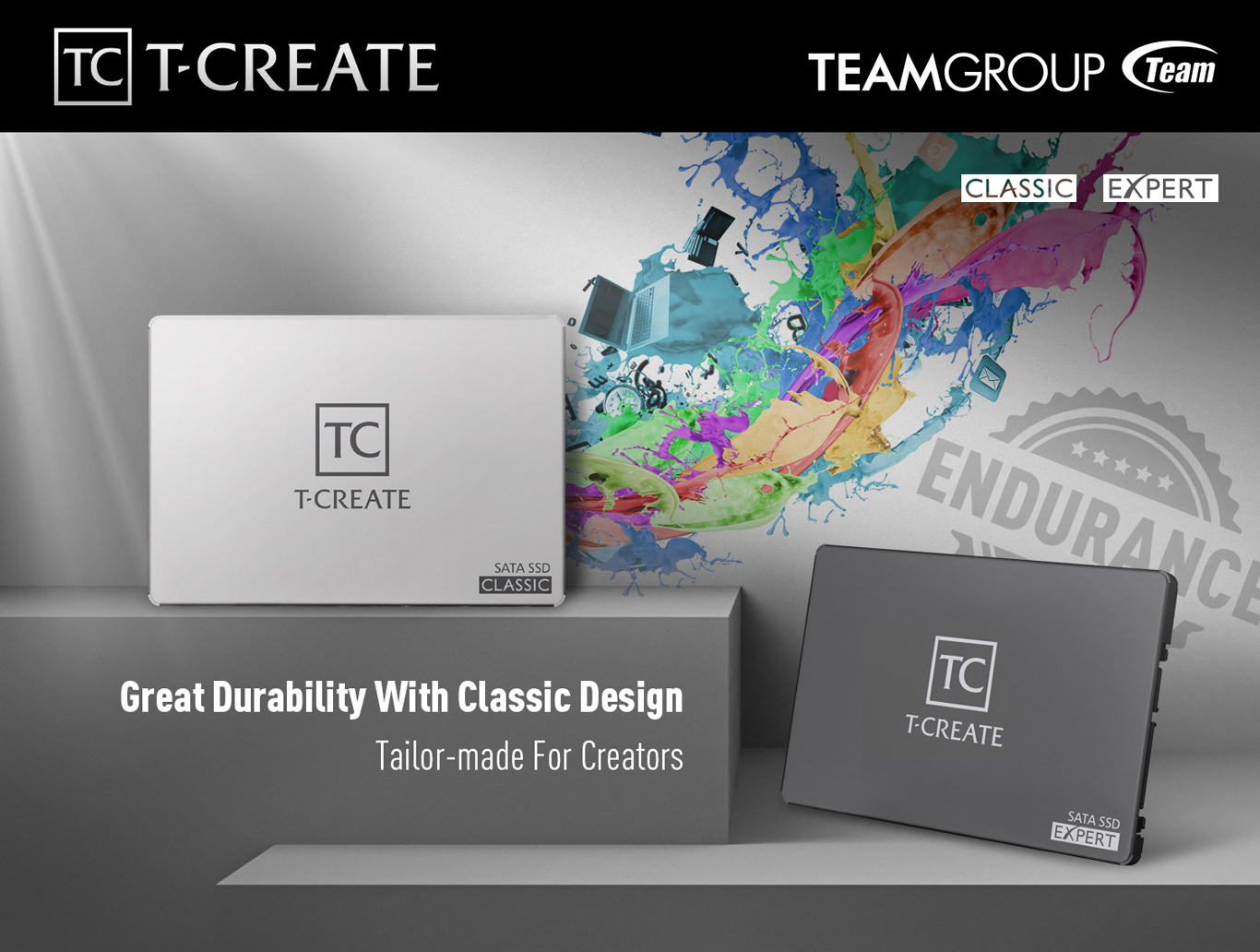 Team Group T-CREATE EXPERT 2.5" 1TB SATA III 3D TLC Internal Solid ...