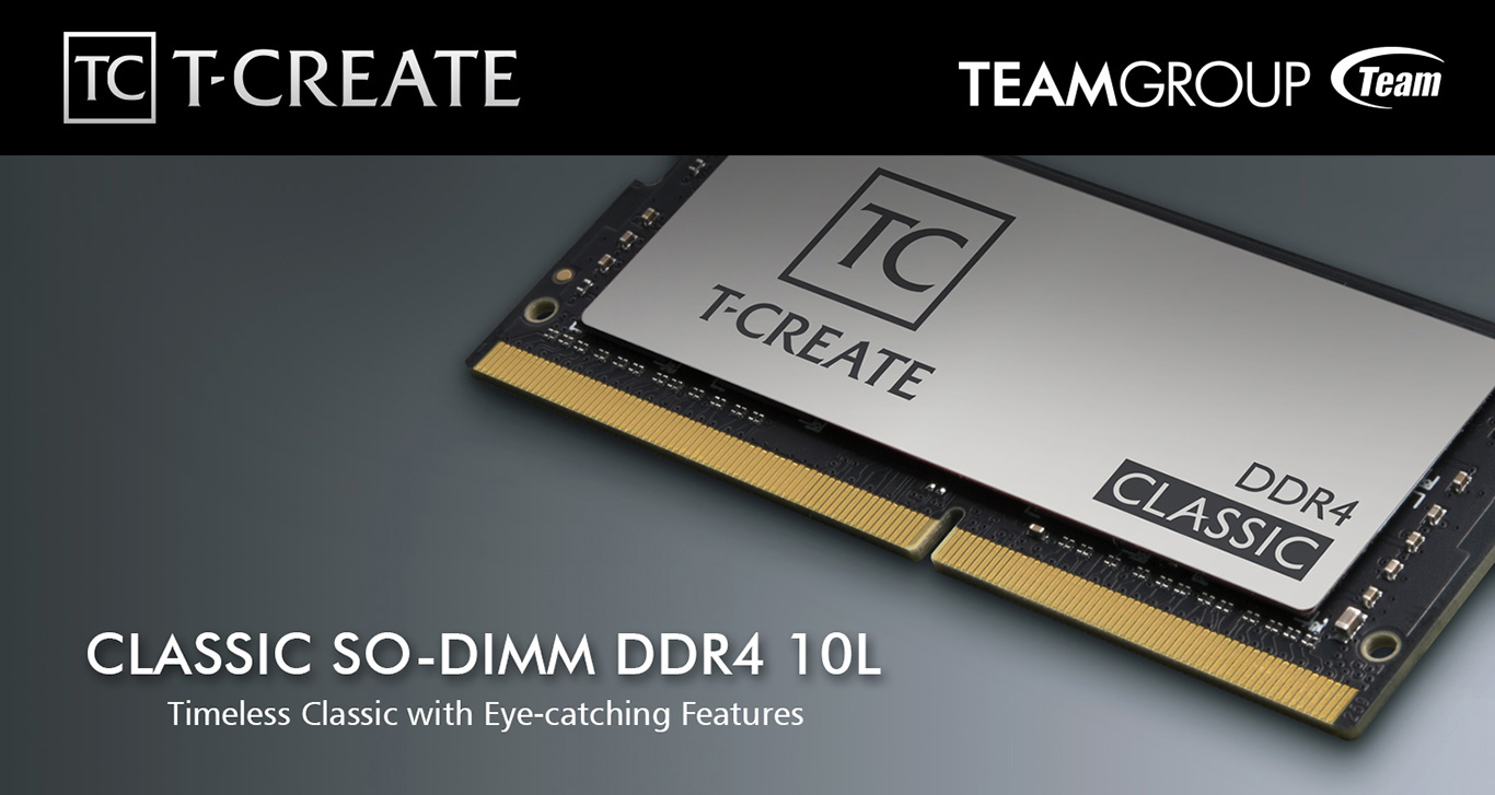 Team T-CREATE CLASSIC 64GB (2 x 32GB) 260-Pin DDR4 SO-DIMM DDR4 3200 ...