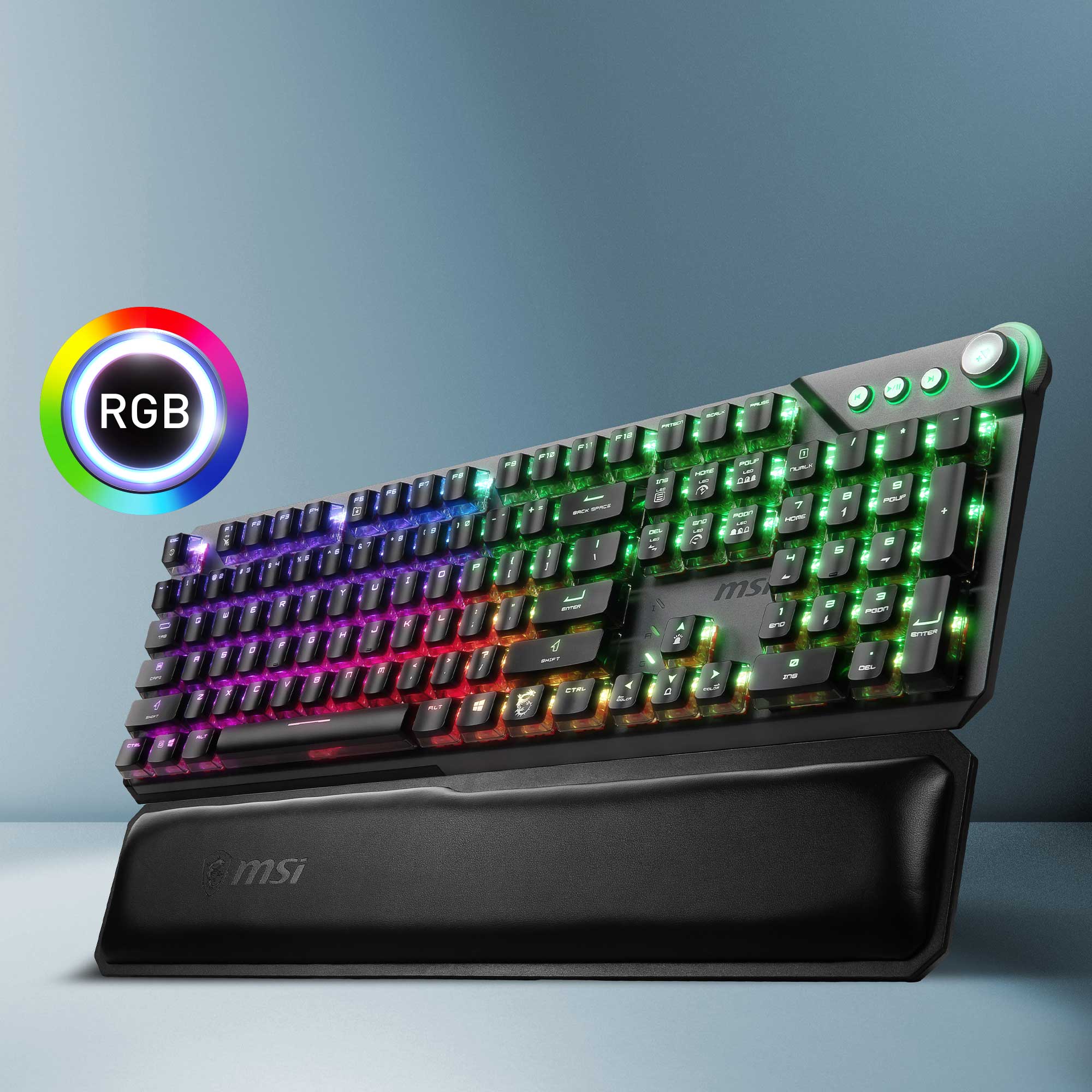 MSI Vigor GK71 Sonic US Mechanical RGB Gaming Keyboard with MSI Sonic ...