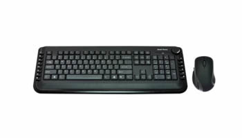 GEAR HEAD KB5850W Black 15 Function Keys USB RF Wireless Standard ...