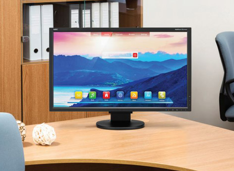 NEC EA244UHD-BK 24" 4K Widescreen LCD Monitor, 3840 x 2160, 1000:1 ...