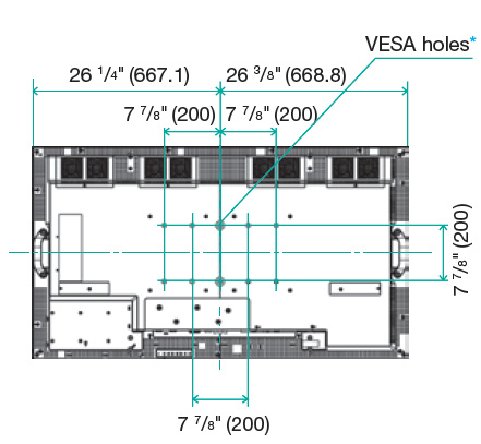 Sharp PN-V602 Black 60" LED Ultra Slim Bezel Video Wall Digital Signage ...