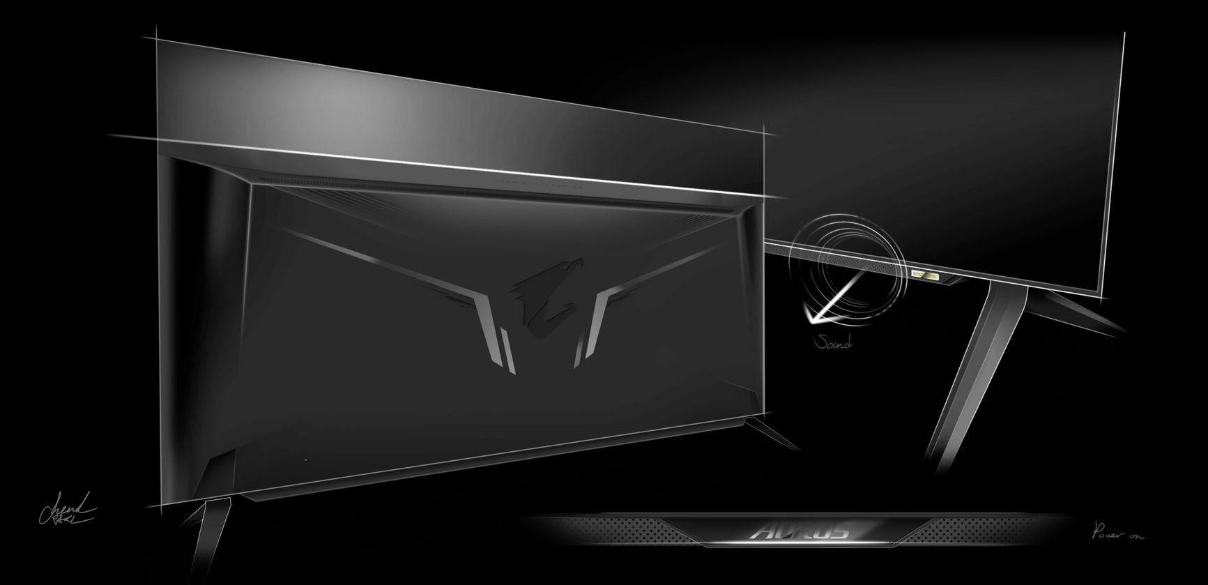 AORUS FO48U 48" 4K OLED 3840x2160 120Hz 1ms GTG, 1x DisplayPort 1.4, 2x ...