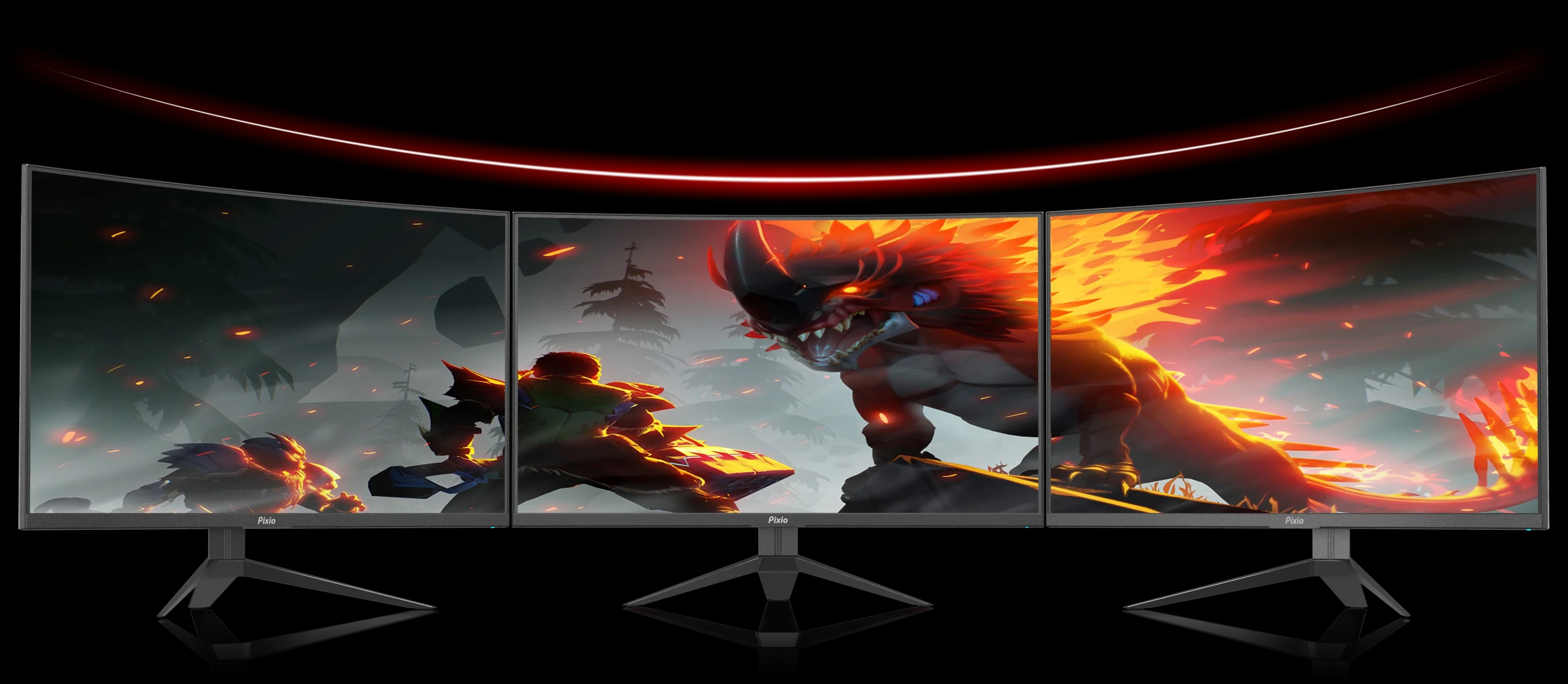 Pixio PXC325 32" (31.5" Viewable) FHD 1920 x 1080 DCI P3 97%, 165Hz 1ms ...