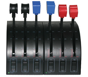 Saitek Three Lever Pro Throttle Quadrant (PZ45) - Newegg.com