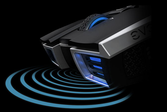 EVGA X20 Gaming Mouse, Wireless, Grey, Customizable, 16,000 DPI, 5 ...