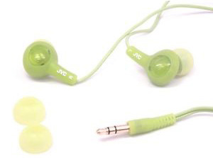 JVC HA-FX5-G Inner-Ear Gumy Plus Headphone - Green - Newegg.com