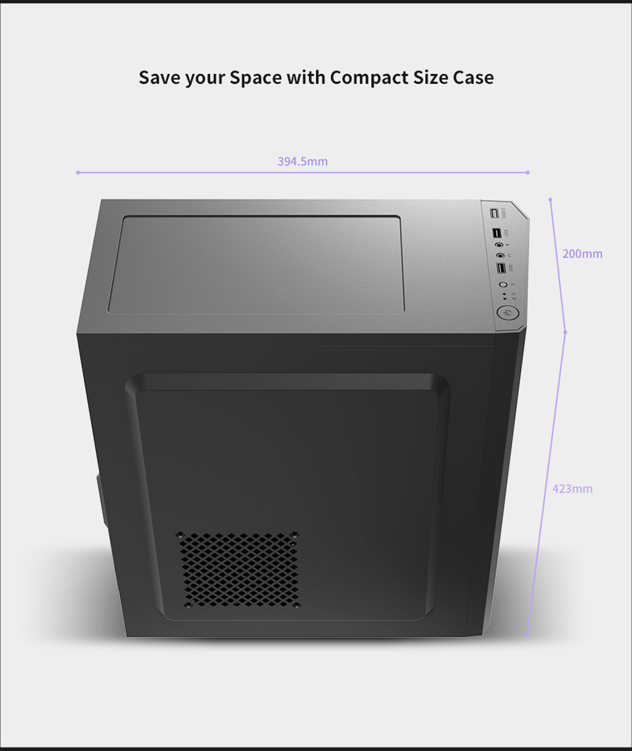 Zalman T8 ATX Mid-Tower Gaming PC Case, Spectrum RGB Lighting Strip ...