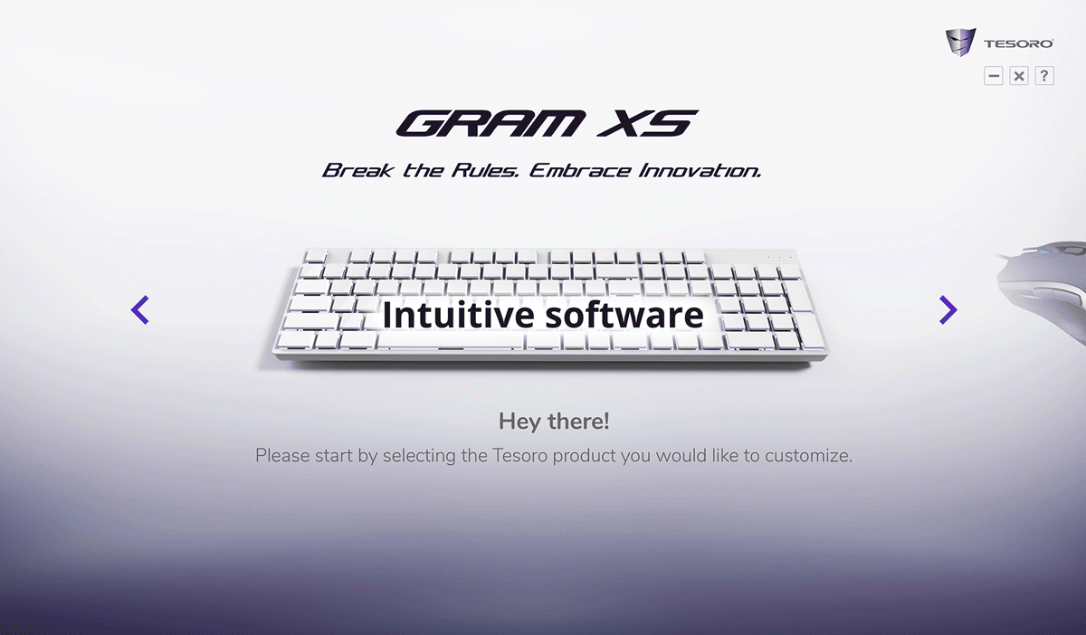 Tesoro Gram XS G12ULP Red Mechanical Switch Keyboard - Chicklet Style ...