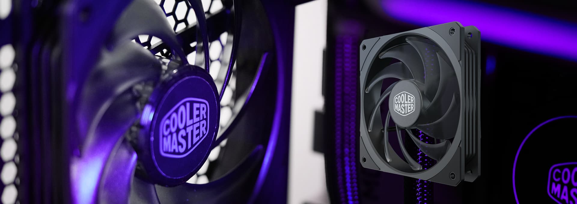 Cooler Master MasterFan SF120R 120mm High Performance Square Frame Fan ...