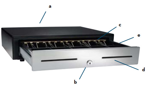 APG Vasario Series Standard Duty Cash Drawer, 16” x 16”, Dual Media ...