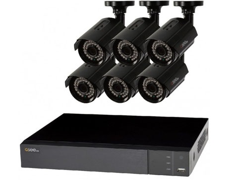 Q-See 8-Channel Full HD 1080p Security System with 6 AHD 1080p Day ...