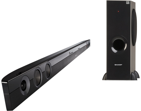 Sharp HT-SB40 2.1 CH 40" 2.1 Channel 310 Watt Powered Sound Bar with ...