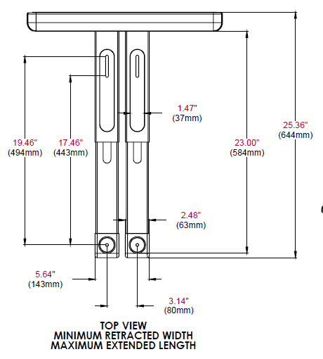 Peerless PS200 Adjustable Shelf For A/V Components - Newegg.com
