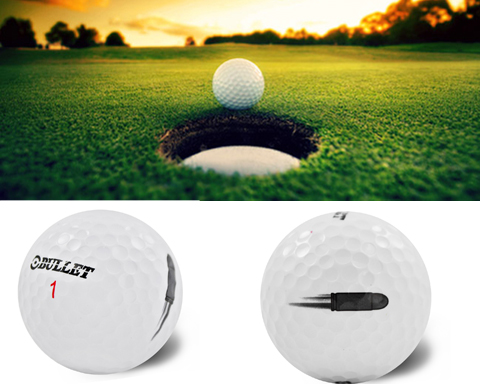 New Bullet Golf Titanium Golf Balls 30-Ball Ammo Box - Newegg.com