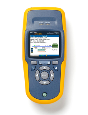 Fluke Networks LinkRunner AT 2000/CableIQ Gigabit Service Kit LRAT2-CIQ ...