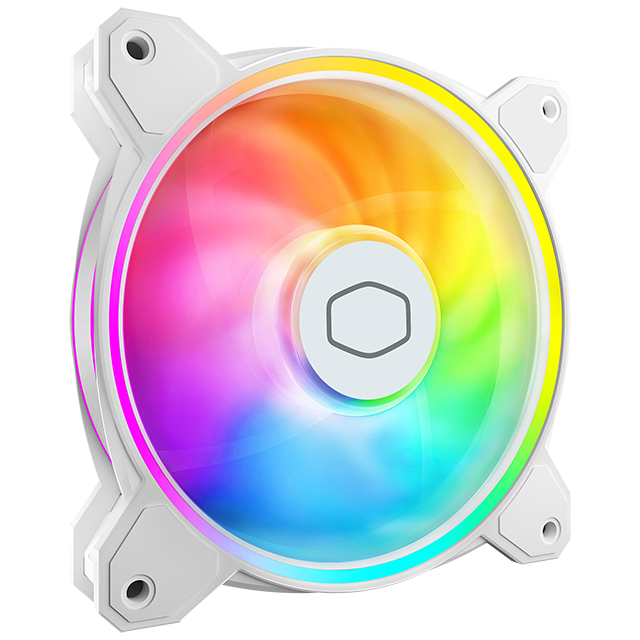 Cooler Master MasterFan MF120 Halo² White PC Case|Liquid Cooler|Air ...