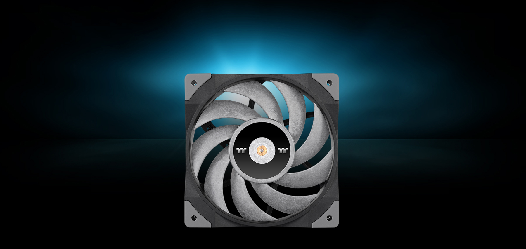 Thermaltake ToughFan 12 Turbo, PWM controlled PWM 500 ~ 2500rpm, Metal ...
