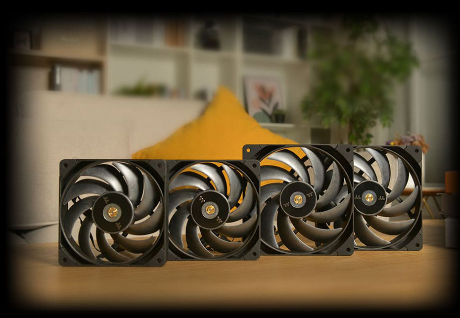 Thermaltake TOUGHFAN 12 Pro High Static Pressure PC Cooling Fan, PWM ...