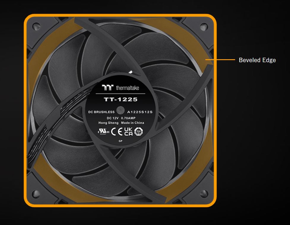 Thermaltake TOUGHFAN 12 Pro High Static Pressure PC Cooling Fan, PWM ...