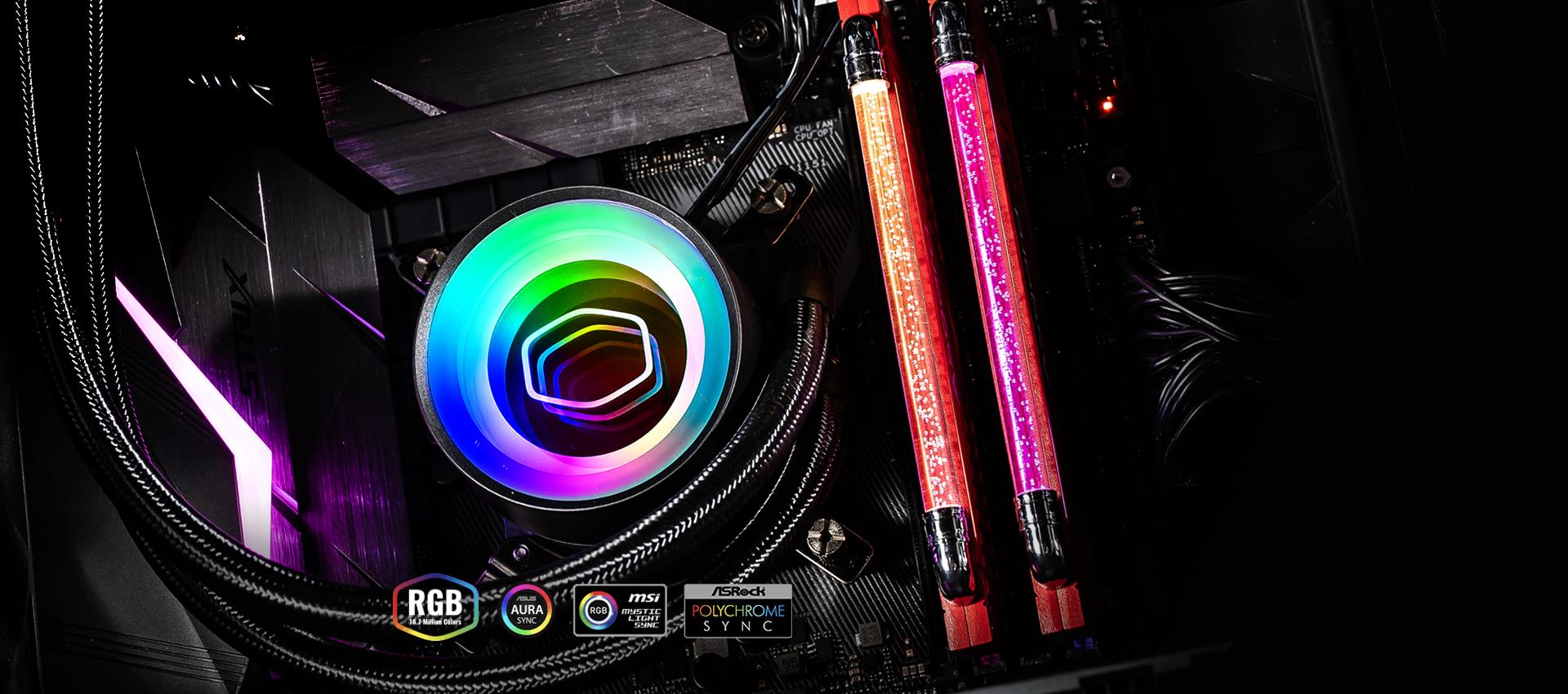 NeweggBusiness - COOLER MASTER MasterLiquid ML280 Mirror MLX-D28M-A14PK ...