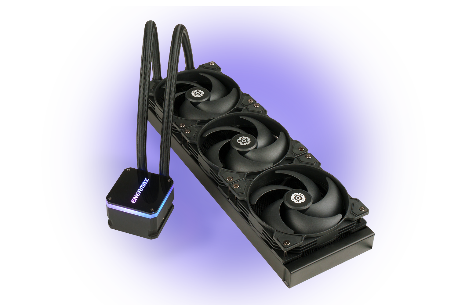 ENERMAX LIQMAX III SF 360 ARGB AIO CPU Liquid Cooler - 360mm Radiator ...