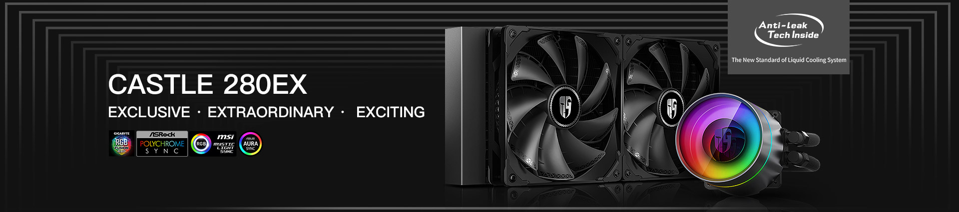 DeepCool CASTLE 280EX AIO Liquid CPU Cooler - Newegg.com