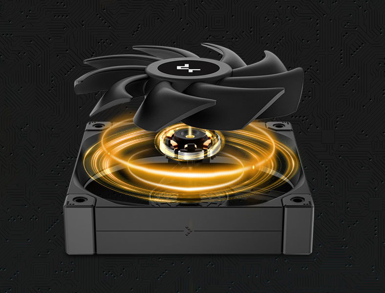DeepCool MYSTIQUE 360 LCD Liquid Cooler 360mm 5th Gen Pump 3400RPM AIO ...