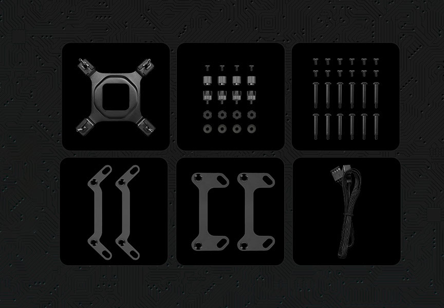 DeepCool MYSTIQUE 360 LCD Liquid Cooler 360mm 5th Gen Pump 3400RPM AIO ...