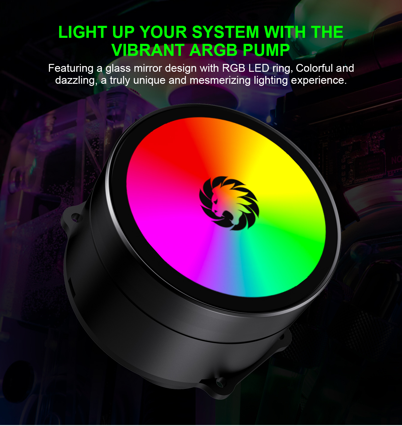 Gamemax Icechill-360-Rainbow all-in-one Liquid Cooler 360MM ARGB TDP ...