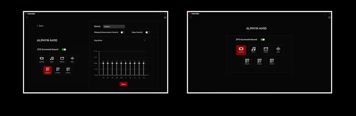 PowerColor ALPHYN AH10 Wireless Gaming Headset, Type-C Wireless (2.4GHz ...