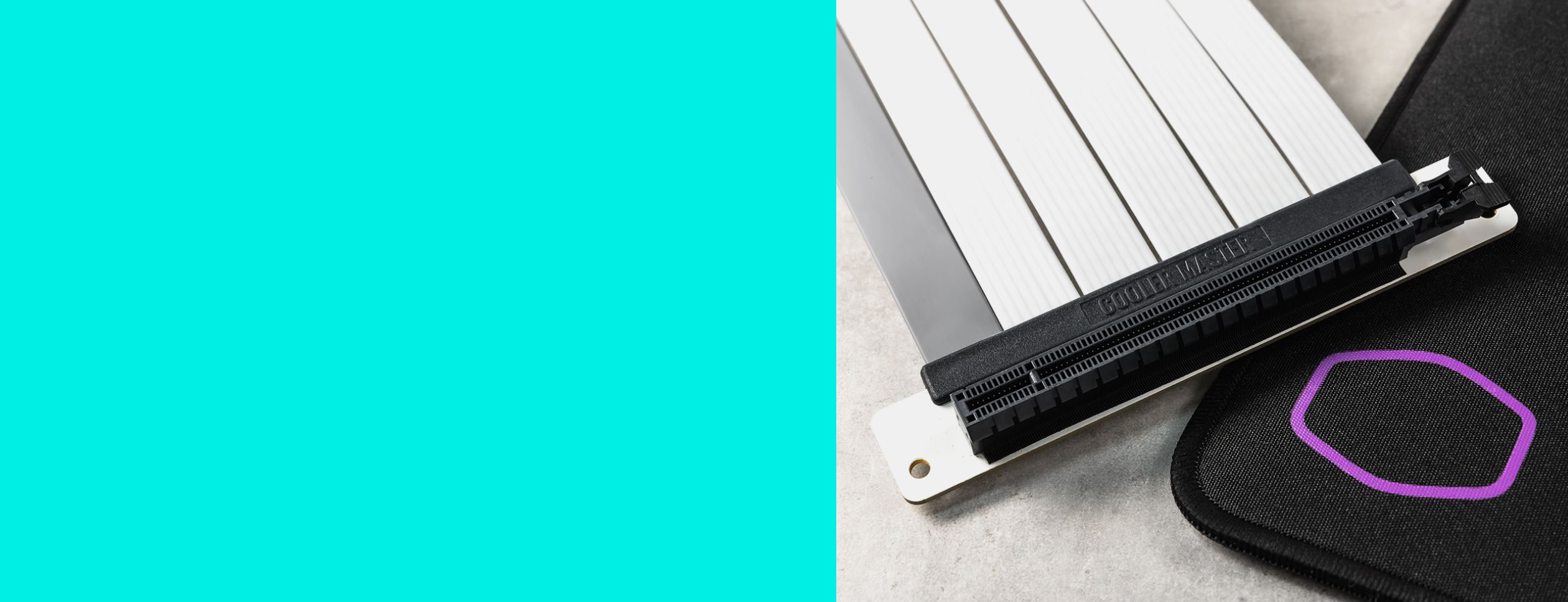 Cooler Master MasterAccessory Riser Cable PCIe 4.0 x16 200mm V2 White ...