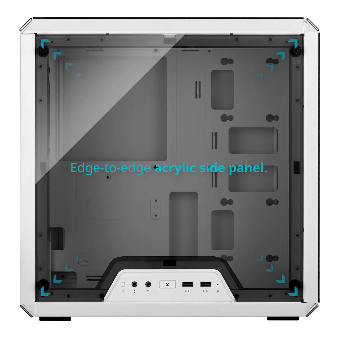 Cooler Master MasterBox Q300L White Micro-ATX Tower, Magnetic Design ...